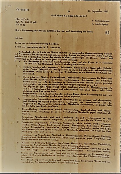 August Frank memorandum – History of Sorts