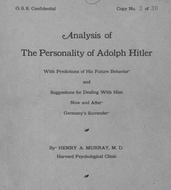 How weird was Hitler ?Part 3. – History of Sorts