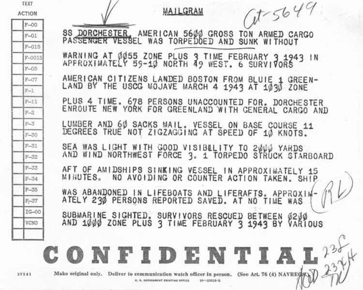 The Four Chaplains-Heroic sacrifice – History of Sorts