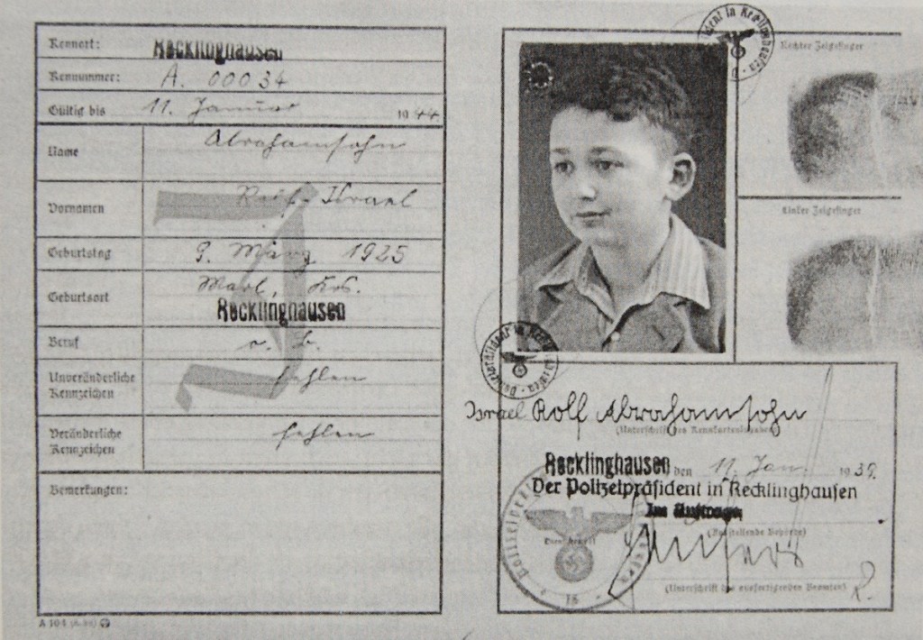Rolf Abrahamsohn-Eye witness to the Holocaust. – History of Sorts