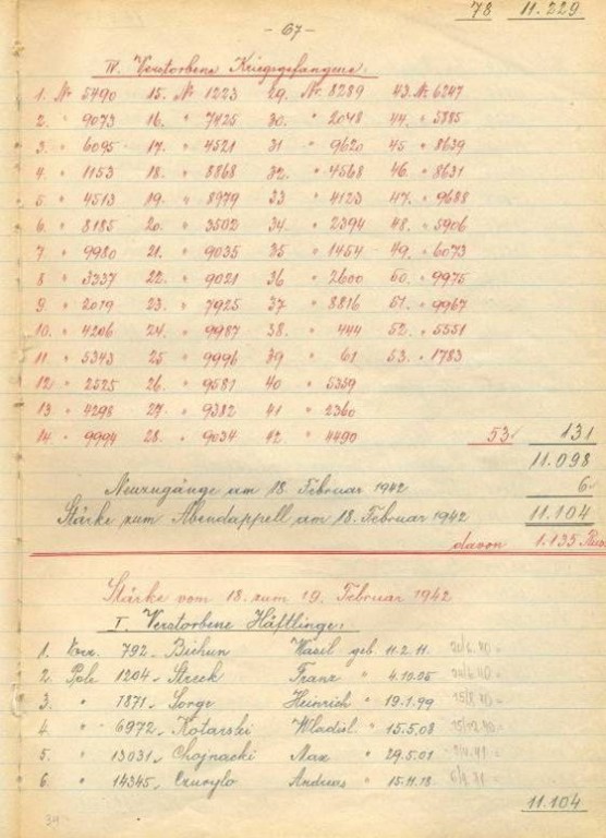 The Auschwitz Numbers – History of Sorts