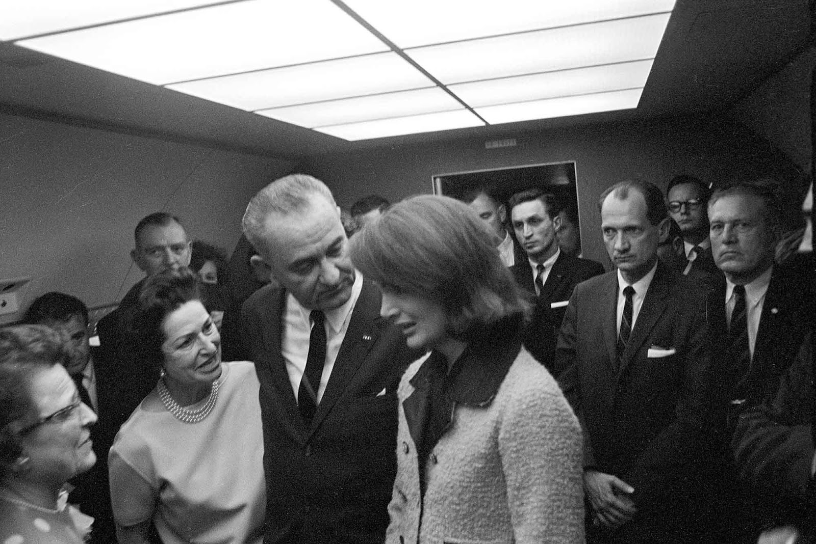 Lyndon B. Johnson taking the Presidential Oath. – History of Sorts