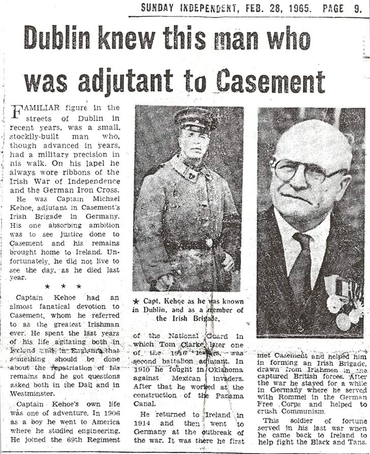 Michael Keogh-The man who saved Hitler. – History of Sorts