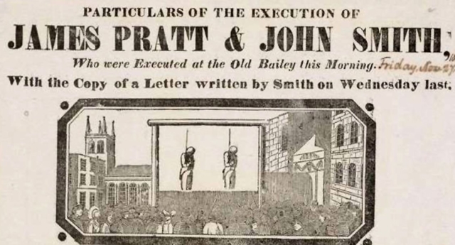 The hanging of James Pratt and John Smith- A Darker Dickens story ...