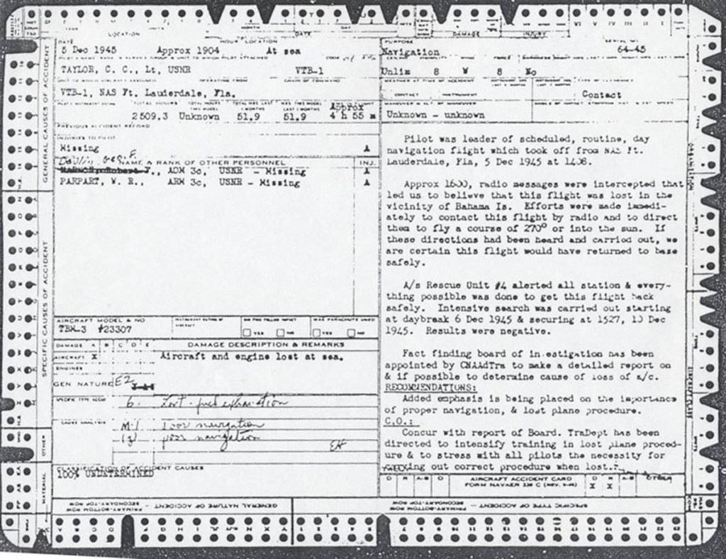 Flight 19-The Lost squadron – History of Sorts