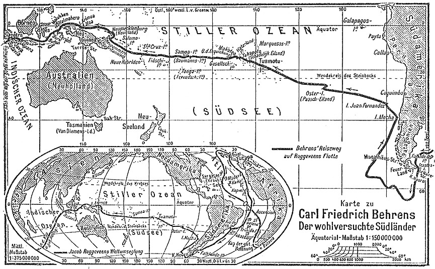 Jacob Roggeveen,Explorer. The discovery of Easter Island. – History of ...