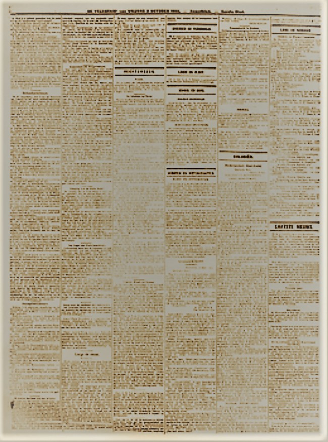 The first broadsheet newspaper – History of Sorts