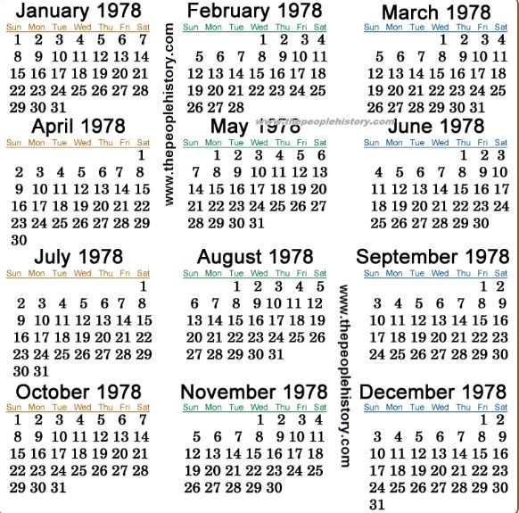 1978-What a Year – History of Sorts