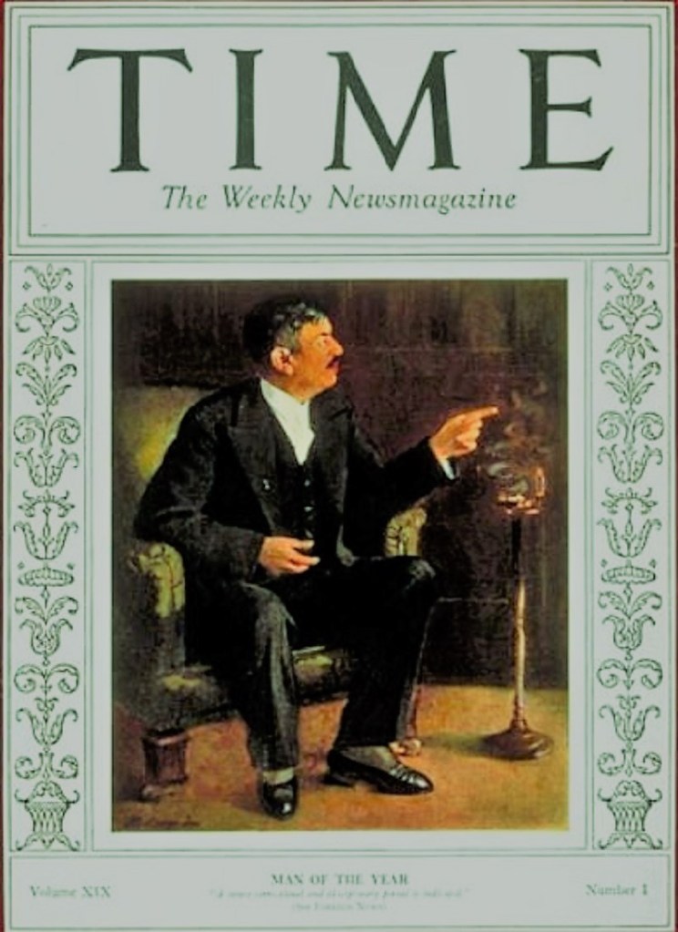 Time Magazine Person of the Year. – History of Sorts