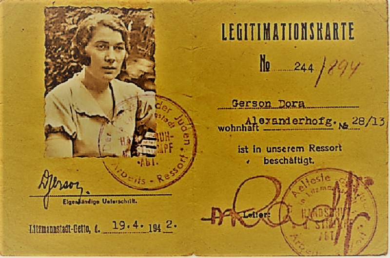 Dora Gerson-Body lost or destroyed. – History of Sorts