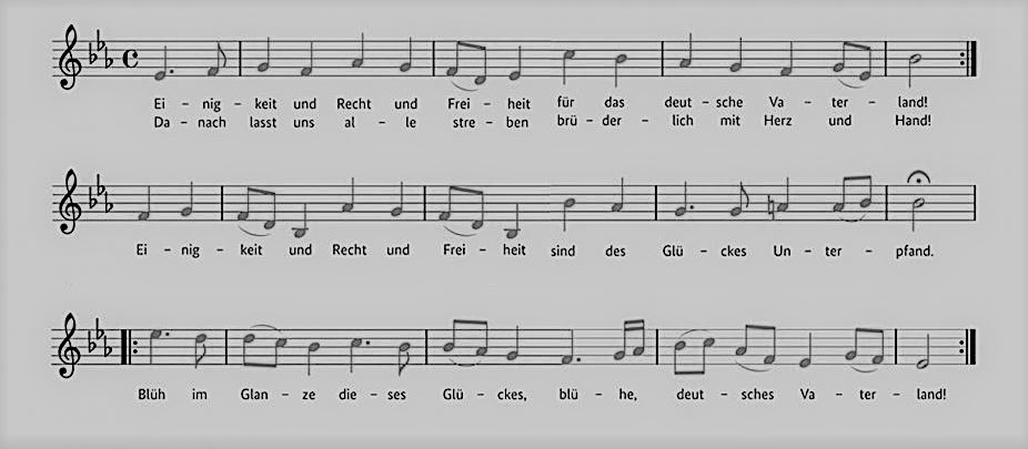 Denazification of the German National Anthem. – History of Sorts