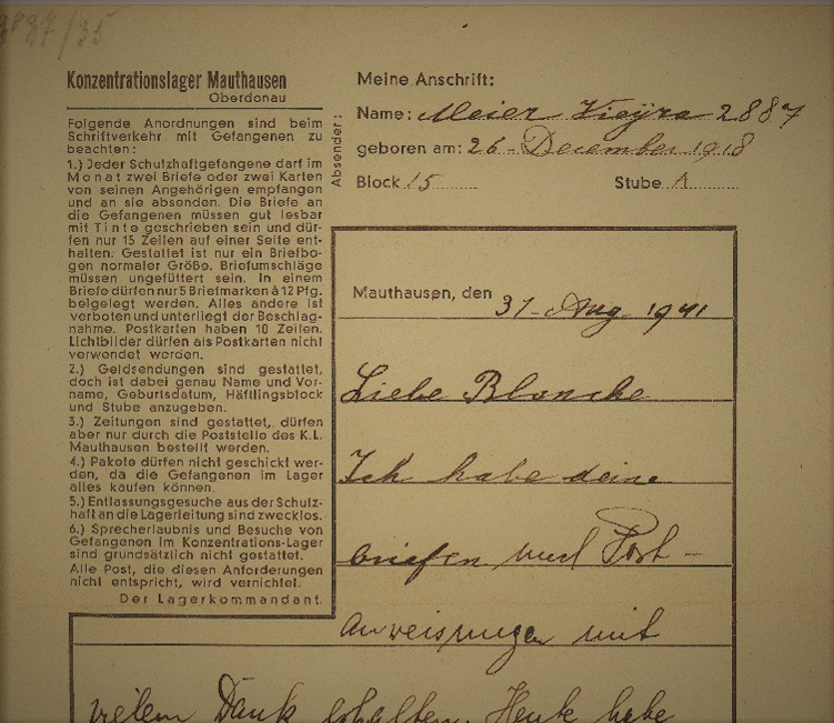 “Blanche, if it’s a boy, name him Jacob Ben Meier. If it’s a girl, name ...