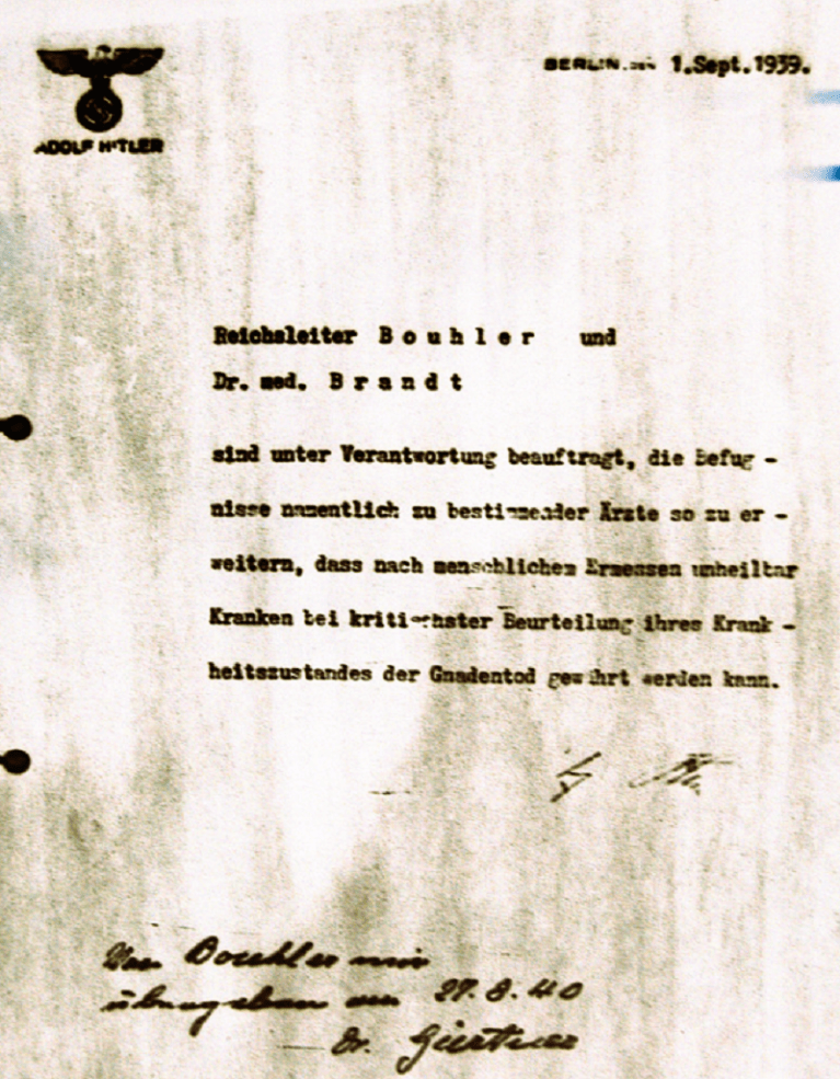 The T4 Euthanasia Program: A Dark Prelude to the Holocaust – History of ...